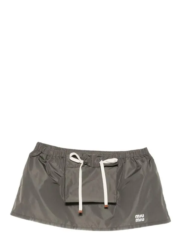 Miu Miu Drawstring Waist Skirt - Multicolor