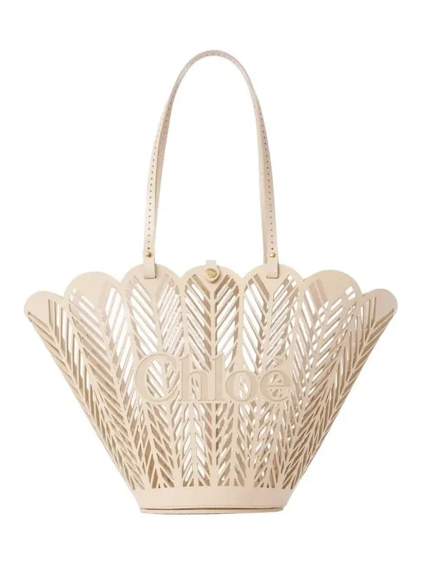 Chloé Soleil Basket Bag - Multicolor