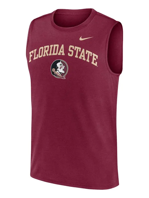 Nike Florida State Primetime Arch Legend Dri-fit College Muscle Tank Top - Red