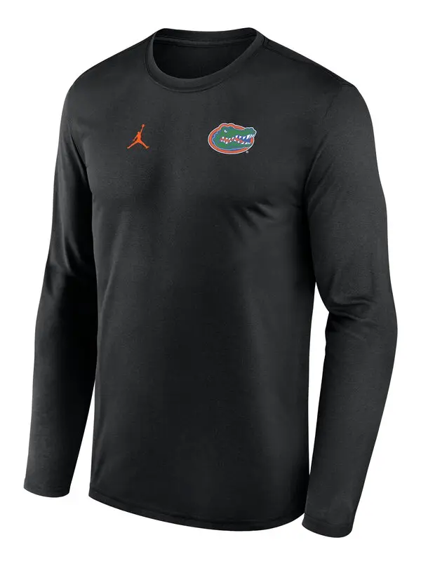 JORDAN Florida Gators Brand Dri-fit Long Sleeve T-shirt - Black