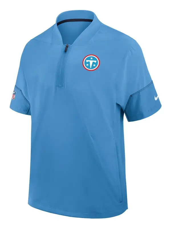 Nike Tennessee Titans Nfl Short Sleeve Hooded Jacket - Blue