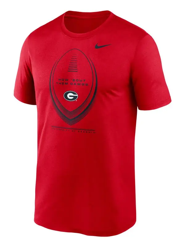 Nike Georgia Primetime Football Icon Legend Dri-fit College T-shirt - Red