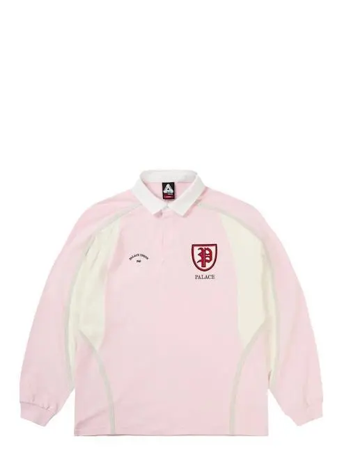 PALACE Rugby Shirt - Sweet Pink