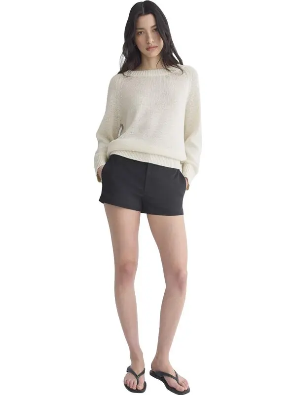 Everlane Mini Tailored Short - Black