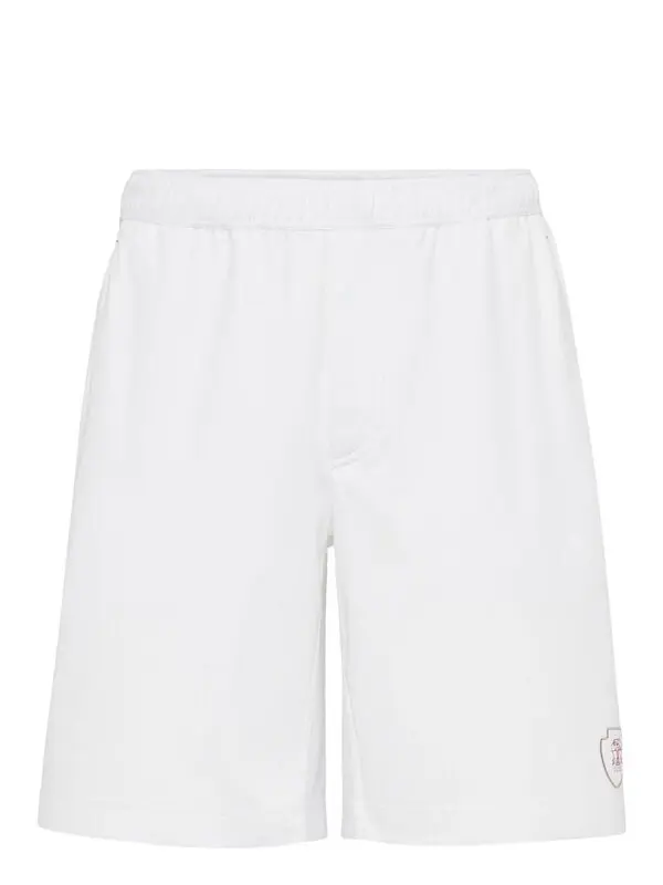 Brunello Cucinelli Cotton Bermuda Shorts - Beige