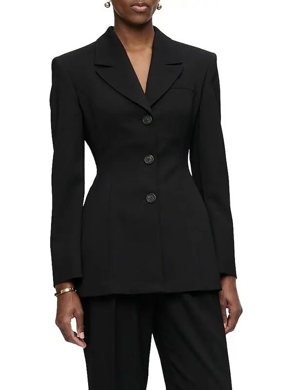 CALLAS MILANO Riva Hourglass Blazer - Black