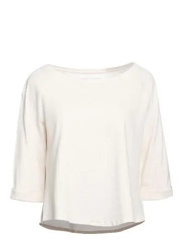 Majestic Filatures Organic Cotton Cashmere Blend T-shirt - Ivory