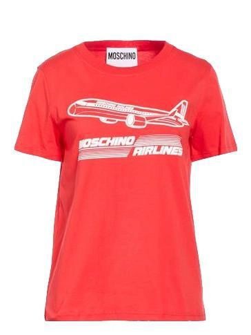 Moschino Cotton T-shirt With Graphic Print - Platinum