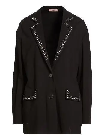 CARLA G. Single-breasted Blazer - Black