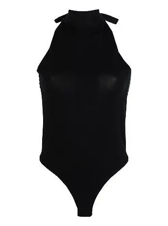 Liu Jo Bodysuit With Lace Details And Open Back - Black