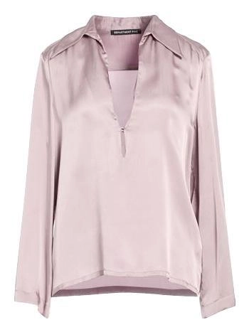 DEPARTMENT 5 Satin Long Sleeve Top - Lilac