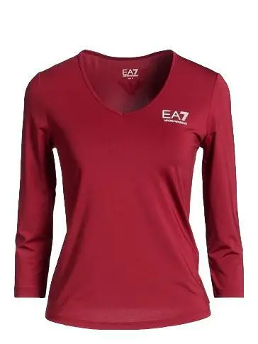 EA7 V-neck 3/4 Sleeve T-shirt - Red