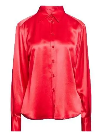 Dolce & Gabbana Silk Satin Shirt - Red