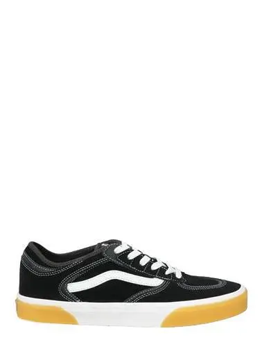 VANS Leather Low-top Sneakers - Black