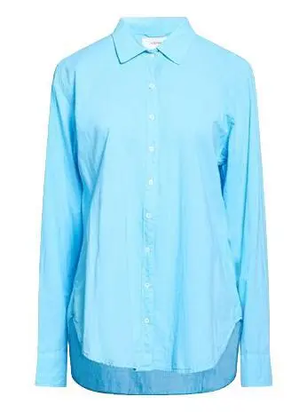 Xirena Cotton Shirt With Classic Collar And Long Sleeves - Blue