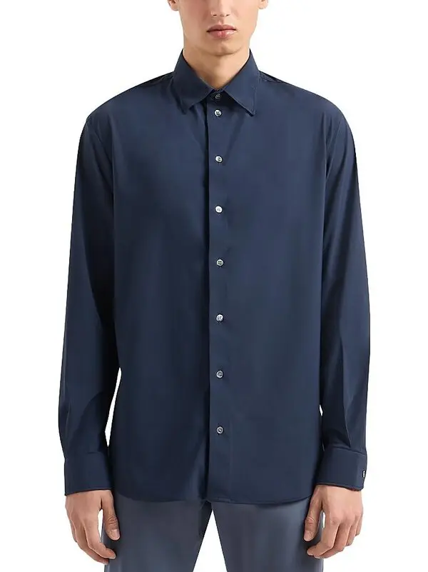 Emporio Armani Essential Stretch Sport Shirt - Total Eclipse