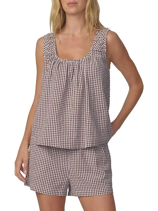 Joe's Jeans The Ana U Neck Sleeveless Blouse - Macchiato