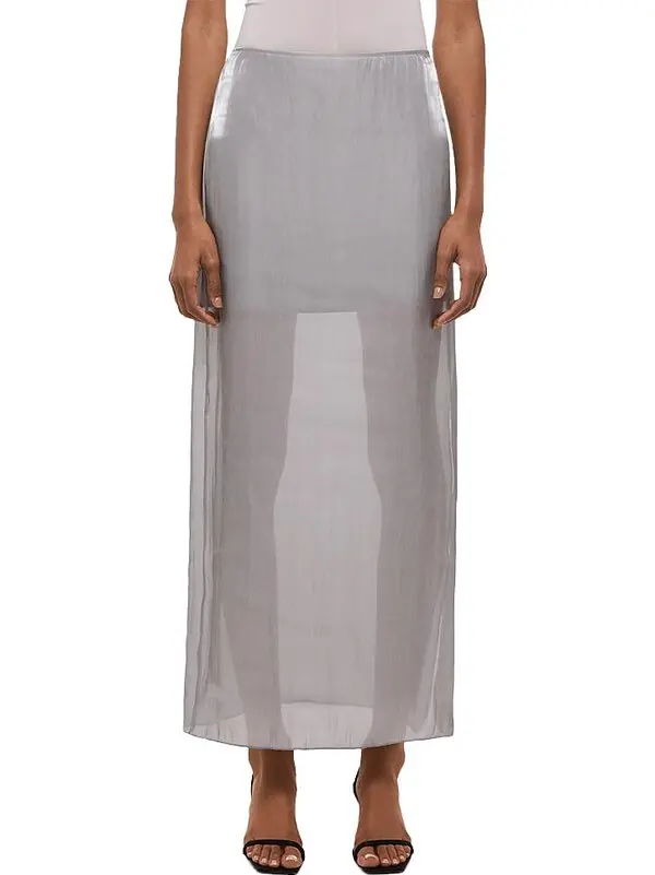 Helmut Lang Fluid Maxi Skirt - Cloud