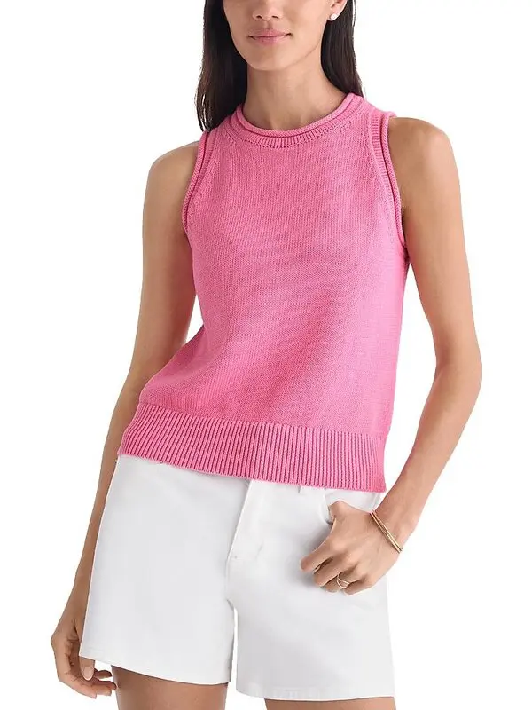 Vineyard Vines Sleeveless Cotton Knit Sweater - Bahama