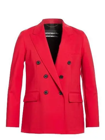 DEPARTMENT 5 Blazer Size Polyester, Virgin Wool, Elastane - Red