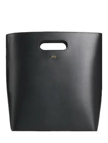 N°21 Leather Bucket Bag - Black