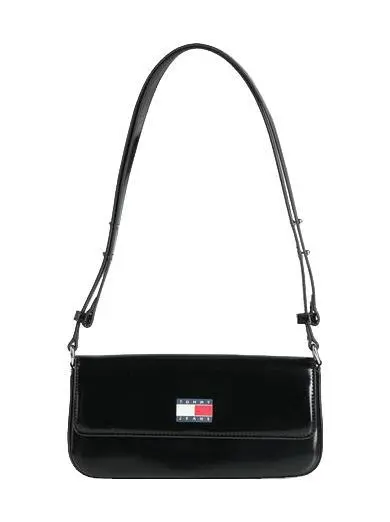 Tommy Hilfiger Polyurethane Shoulder Bag - Black