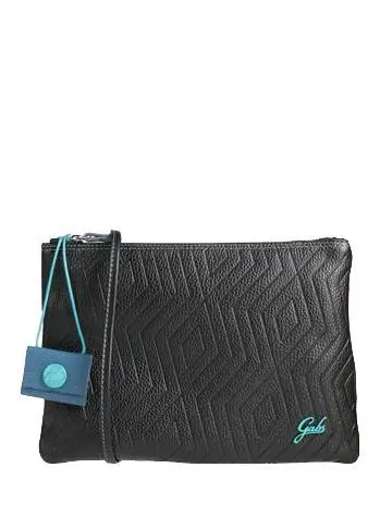 GABS Rust Calfskin Crossbody Bag - Black
