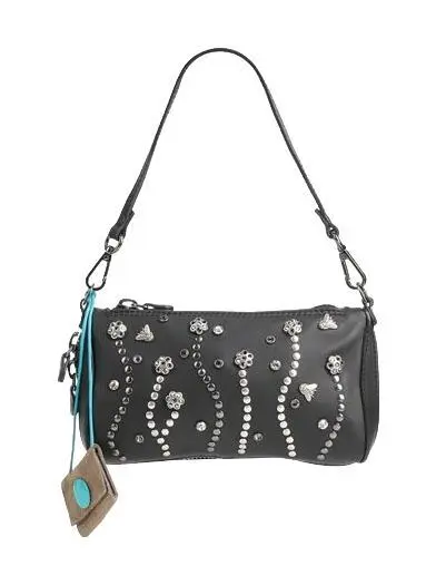 GABS Calfskin Handbag With Embellishments - Black