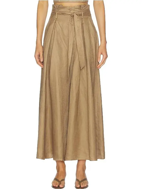 L'Agence Lowen Crop Pant - Barley