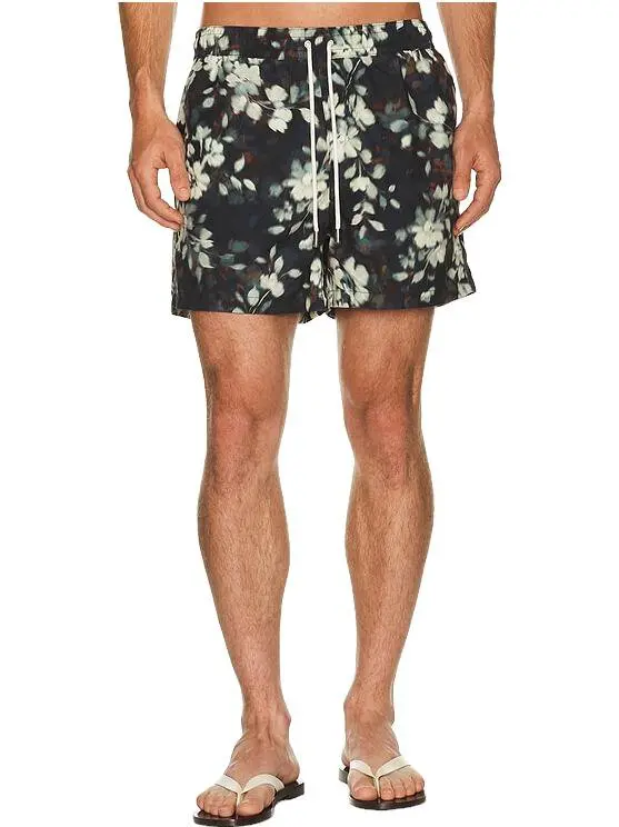 Simkhai Malachi Floral Swim Shorts - Floral Print