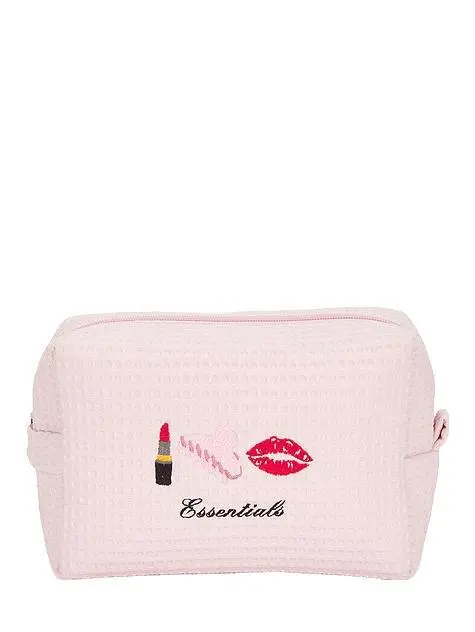 ABBODE The Essentials Waffle Pouch - Blush