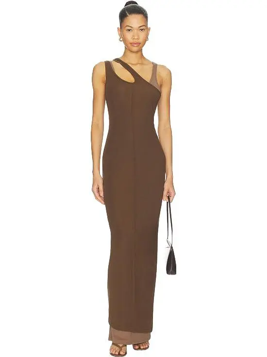 SNDYS. Chantara Maxi Dress - Mocha