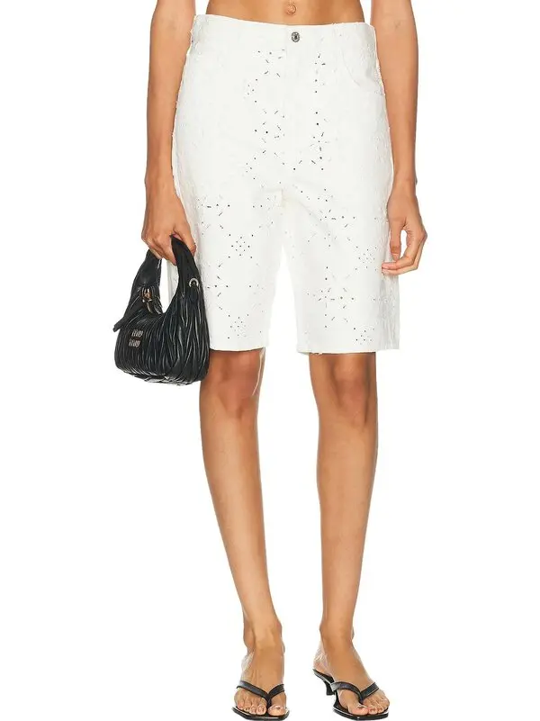 Citizens Of Humanity Court Denim Shorts - Blanc