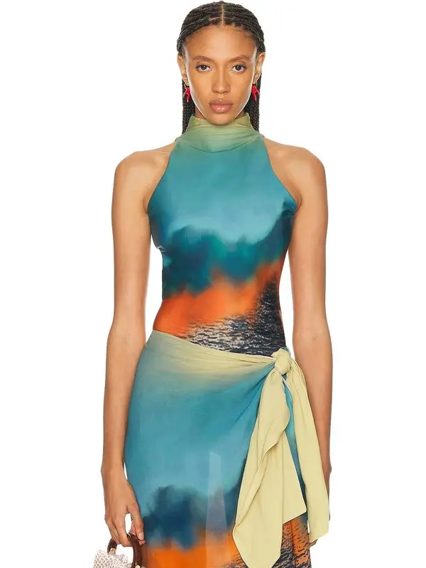 Silvia Tcherassi Adina Bodysuit - Sunset