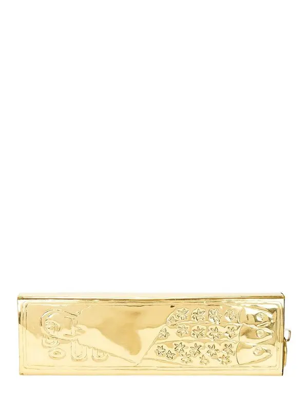 Vin. Sardine Clutch - Brass