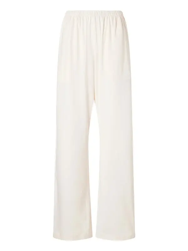 Wardrobe.NYC Cotton Wide-leg Pajama Pants - Pink