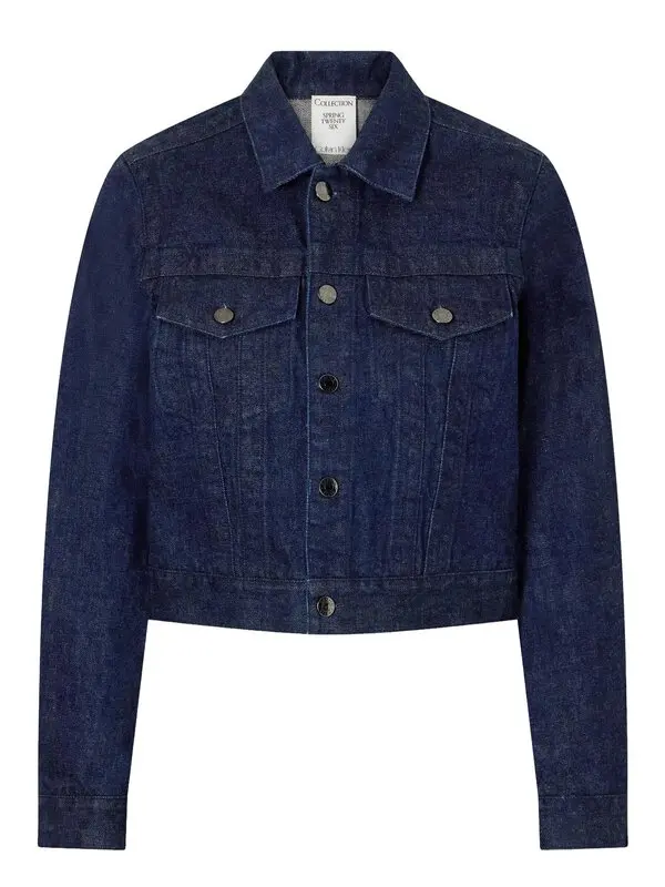 Calvin Klein Lynette Wool-blend Denim Jacket - Blue