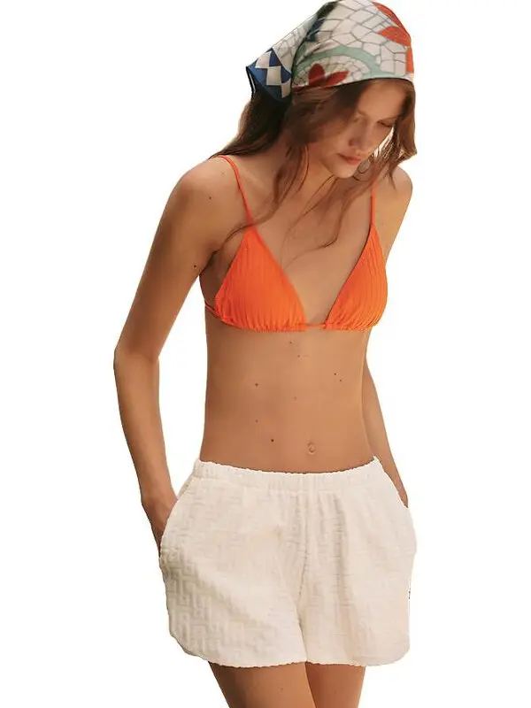 CELANDINE Terry Pull-on Shorts - Gardenia