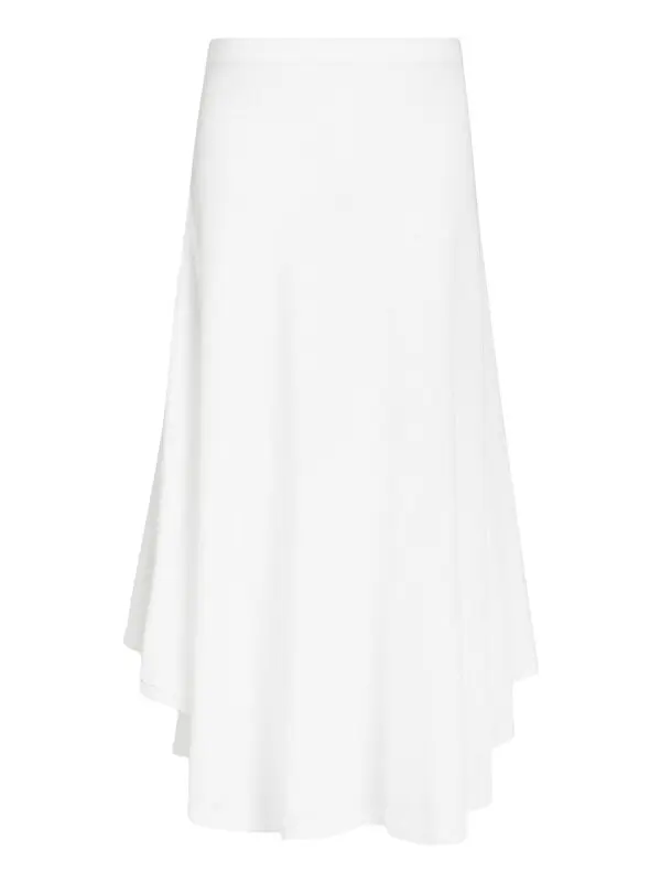 Alaïa Asymmetrical Maxi Skirt - White