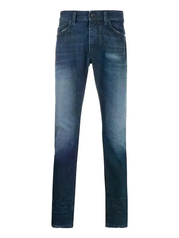 DIESEL® Thommer Low-rise Sim-fit Jeans - Blue
