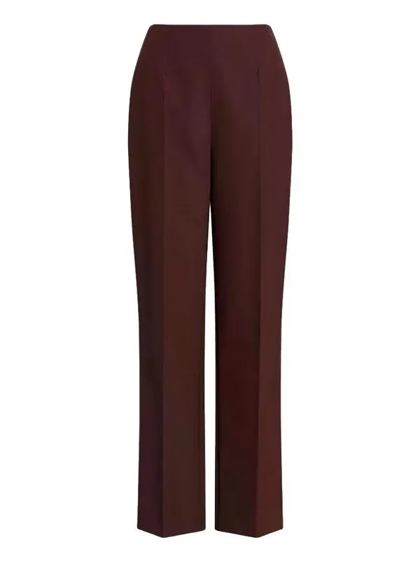 Alberta Ferretti Pleated Trousers - Red