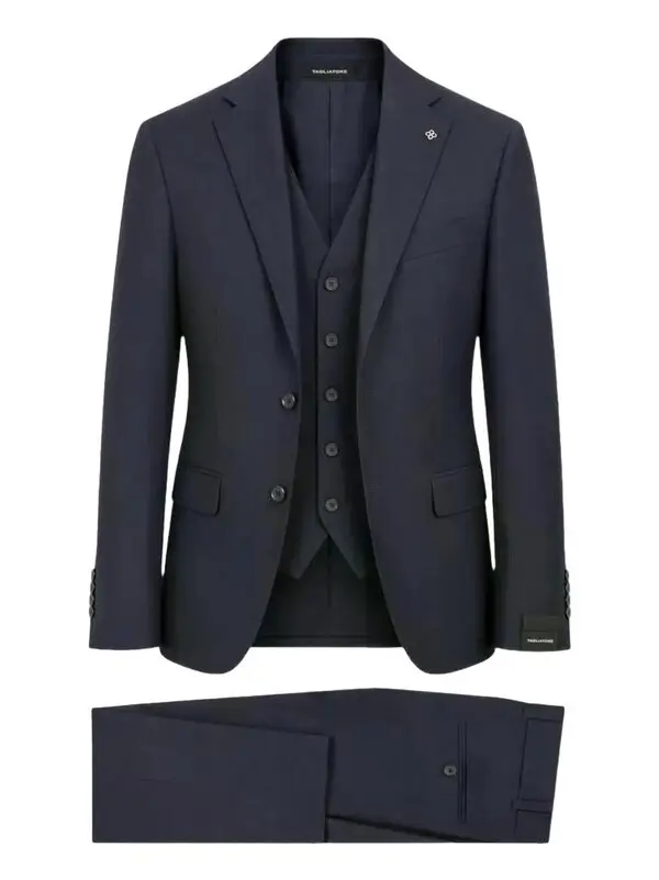 Tagliatore Single-breasted Three-piece Suit - Blue