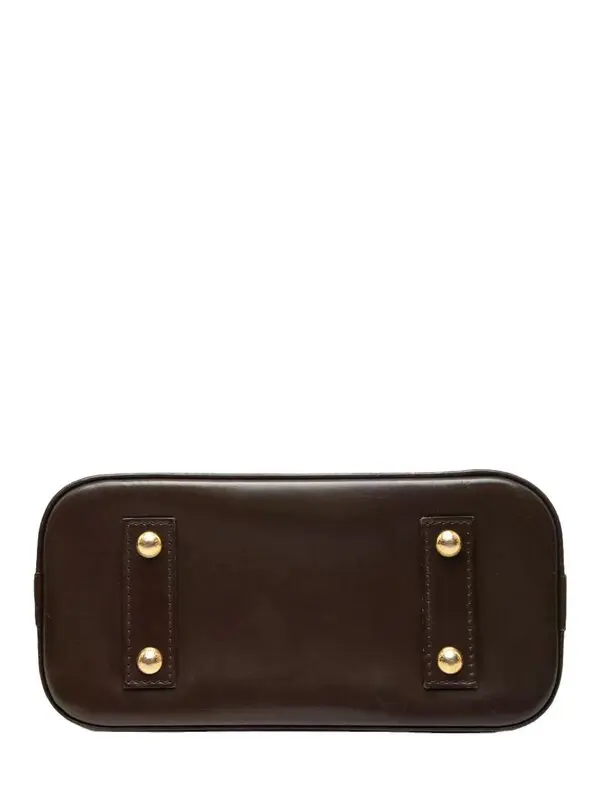 LOUIS VUITTON Damier Ebene Alma Bb Satchel - Brown