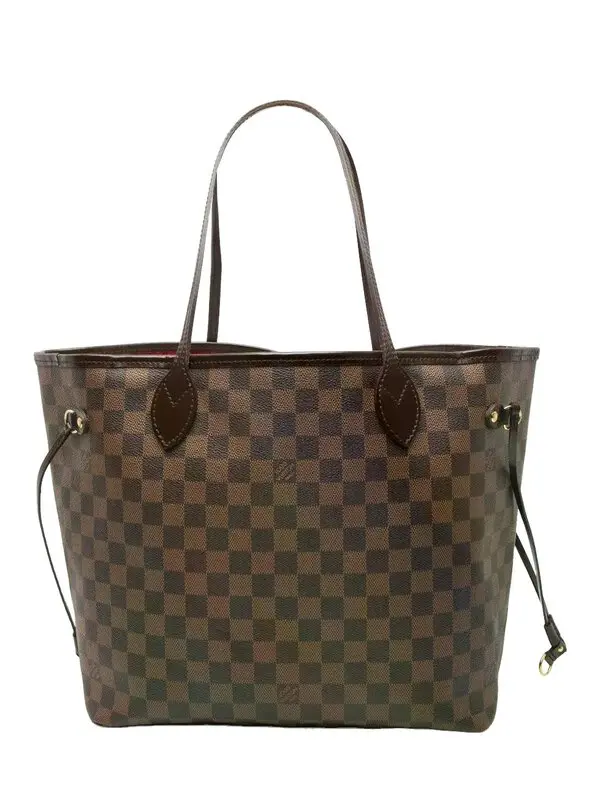 LOUIS VUITTON Damier Ebene Neverfull Mm Tote Bag - Brown