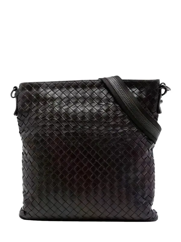 Bottega Veneta Nappa Intrecciato Vn Crossbody Bag - Brown