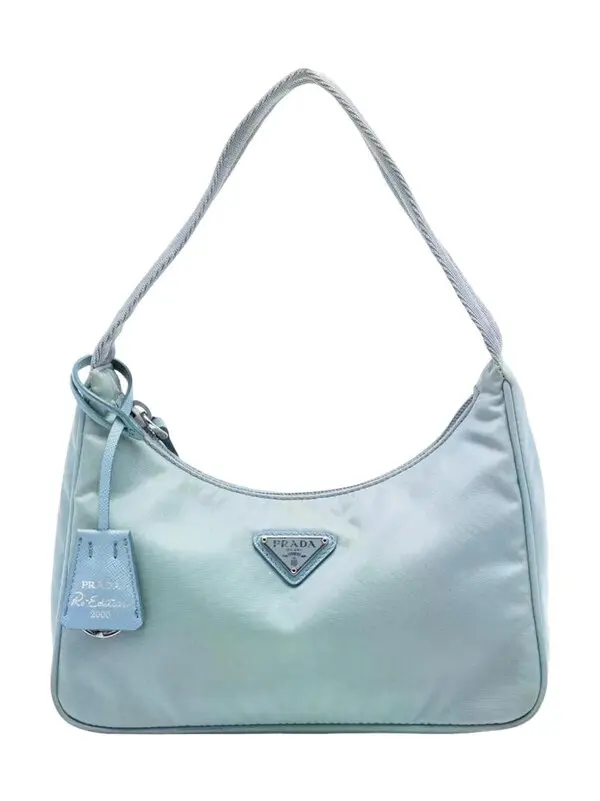 Prada Tessuto Re-edition 2000 Shoulder Bag - Blue