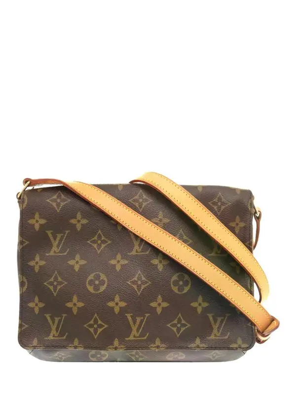 LOUIS VUITTON Monogram Musette Tango Bag - Brown