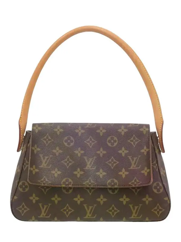 LOUIS VUITTON Monogram Mini Looping Shoulder Bag - Brown