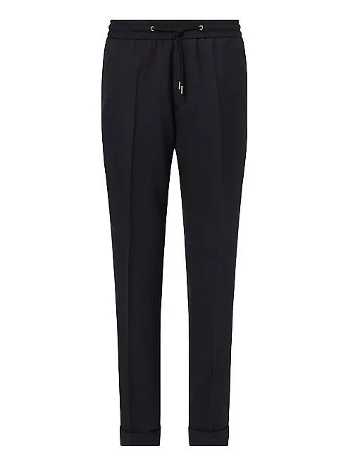 Paul Smith Drawstring Wool Trousers - Slate