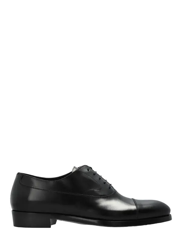 JIMMY CHOO Vine Cap Toe Oxfords - Black